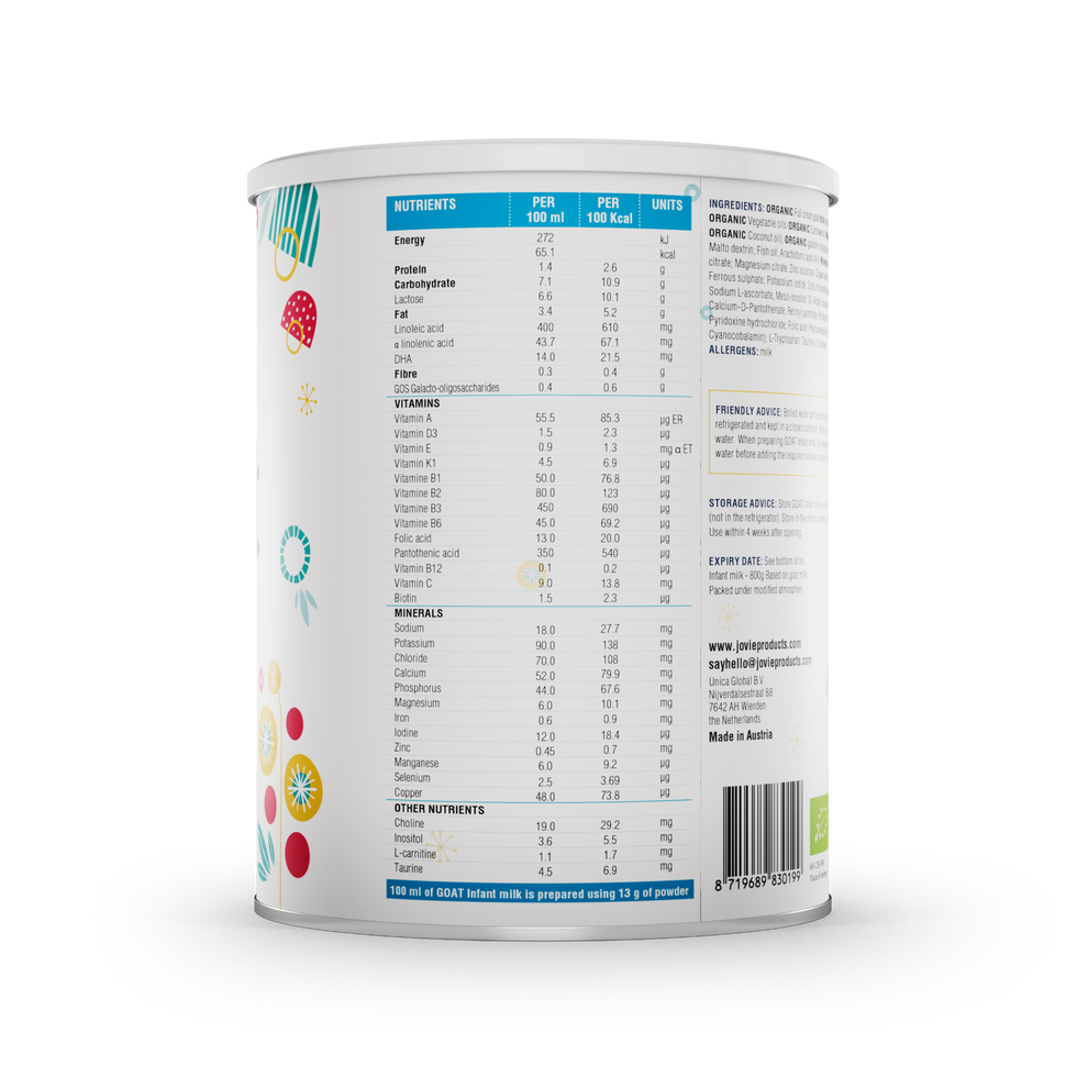 Jovie Goat Milk Formula stage 1| Express Shipping| Bulk Savings